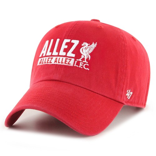 47 Brand Relaxed Fit Cap - ALLEZ FC Liverpool rouge | eBay