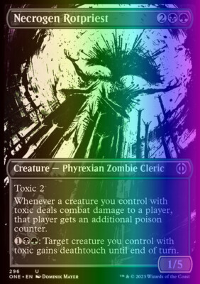 MTG Necrogen Rotpriest (296/530) Phyrexia All Will Be One LP FOIL | eBay