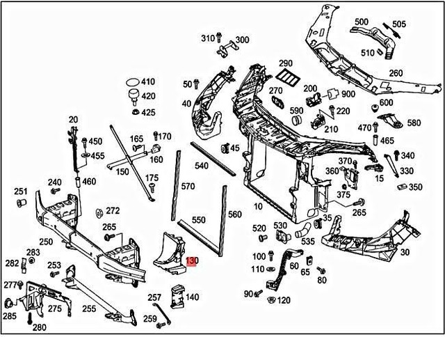 Mercedes-Benz 1665050230 Genuine OEM Air Duct for sale online | eBay