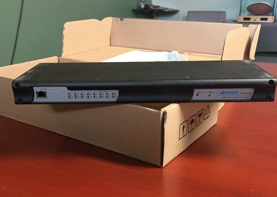 Verint S1816e-SR 16 Channel CCTV Video Encoder | eBay