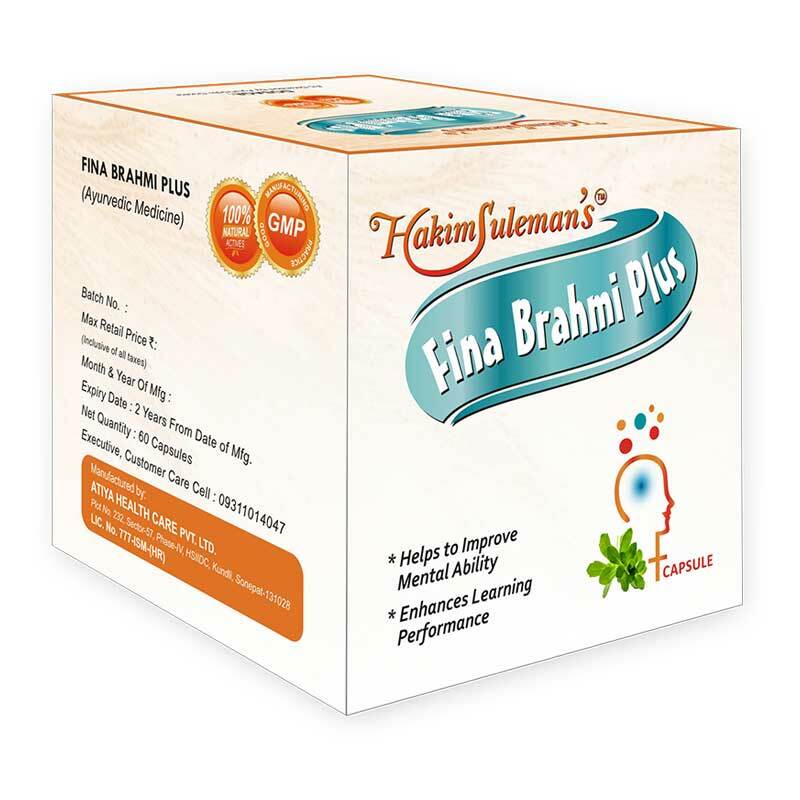 Hakeem Suleman Khan ’S Fina Brahmi Plus Pour Augmentation Mémoire | eBay