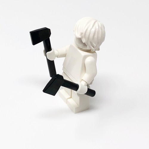 3835 LEGO Minifigure Weapon Tool AXE Black (2) | eBay