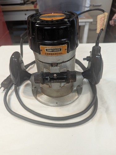 Vintage Sears Craftsman Commercial Router 25K RPM #315.17370 TESTED ...