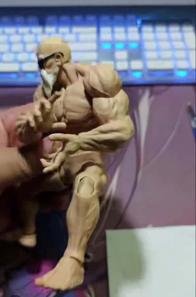 1/12 Master Roshi Male Head Carving For 6" Romankey VTOYS Figure Body ...