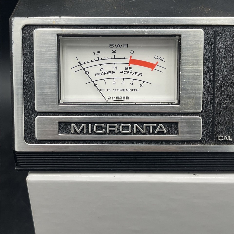 Micronta Field Strength & SWR Tester Model 21-525B Untested Clean ...