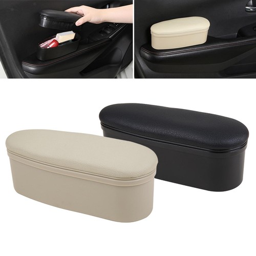 Universal Car Arm Rest Pad Storage Box Arm Elbow Support Door Armrests ...