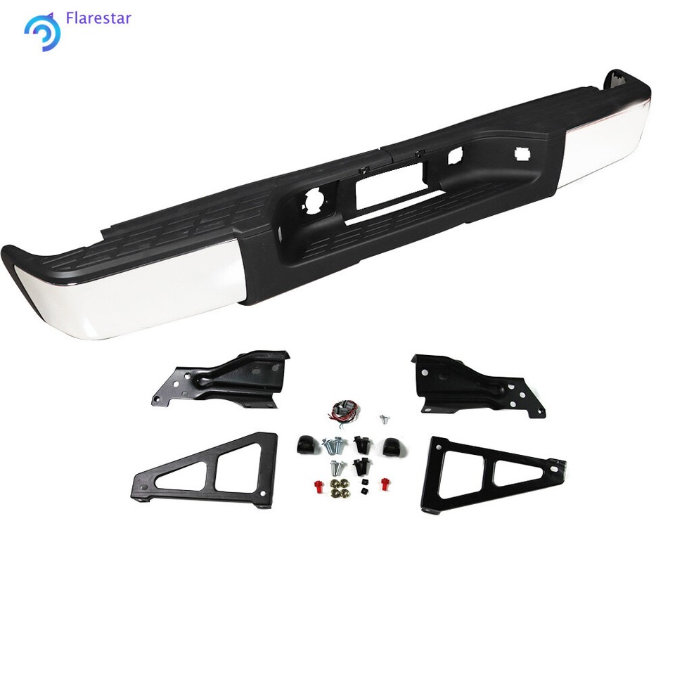 Truck Complete Chrome Rear Bumper For Chevy Silverado GMC Sierra 1500 ...