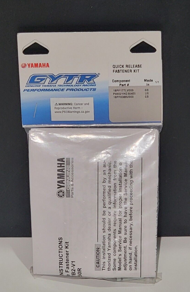 OEM YAMAHA QUICK RELEASE PLASTICS DZUS FASTENER KIT YFZ450 YXZ1000R 18P ...
