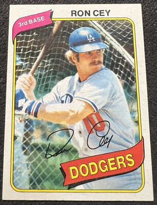 1980 TOPPS RON CEY (DODGERS) #510 NM | eBay