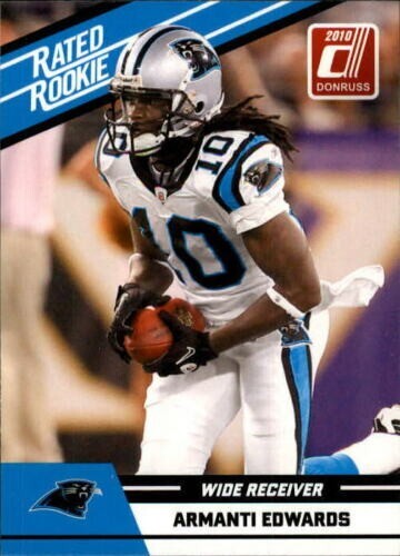 2010 Donruss Rated Rookies Football Card #7 Armanti Edwards | eBay