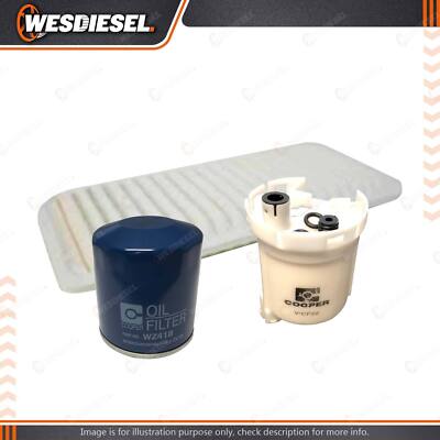 Wesfil Oil Air Fuel Filter Service Kit fits Lexus RX400H MHU38R 3.3L V6 ...
