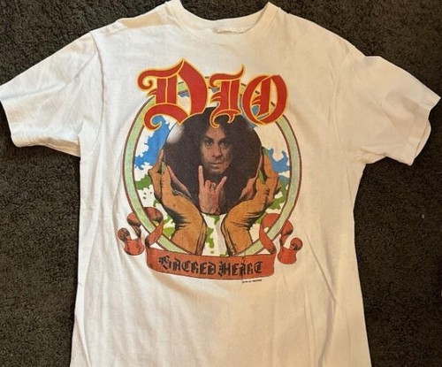 Vintage 80s Dio Sacred Heart Band T-Shirt 1985 Concert Tour shirt, Size ...