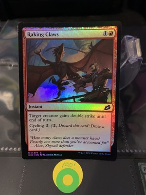 MTG Magic the Gathering Raking Claws (131/434) Ikoria Lair of Behemoths ...