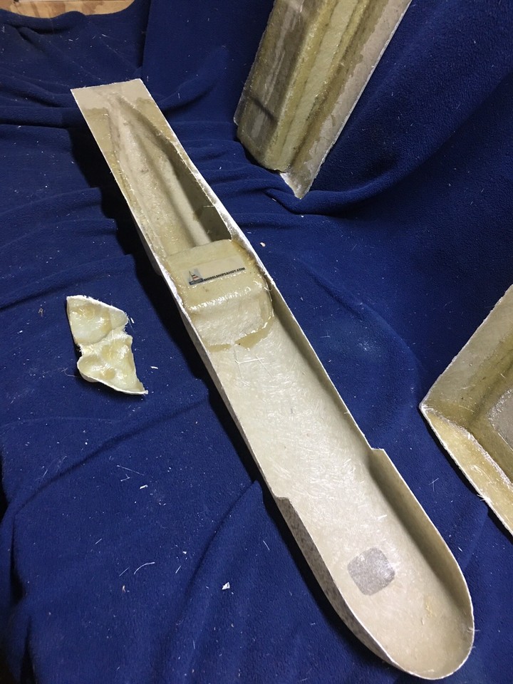 1/8 Scale 1969 Pride of Pay N Pak U-25 Fiberglass RC BOAT KIT HULL DECK ...