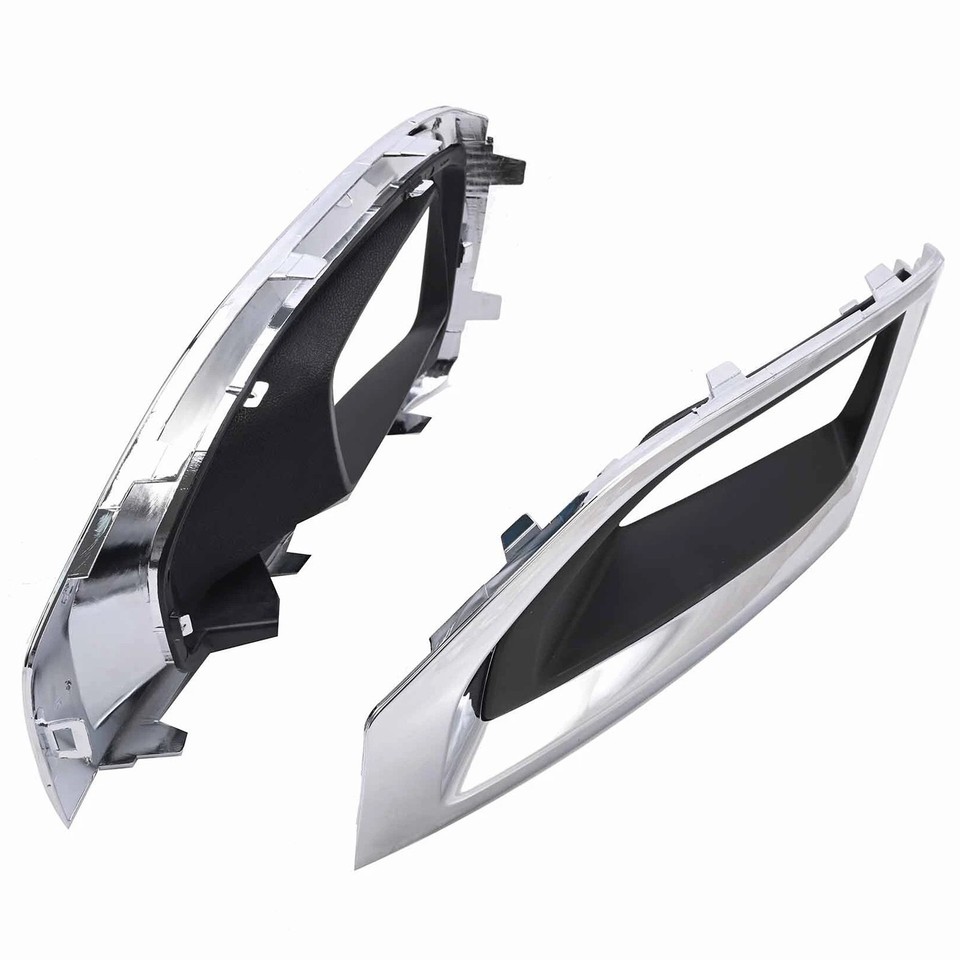 Pair Fog Light Lamp Bezel Chrome Cover 22936426 22936427 For GMC Yukon ...