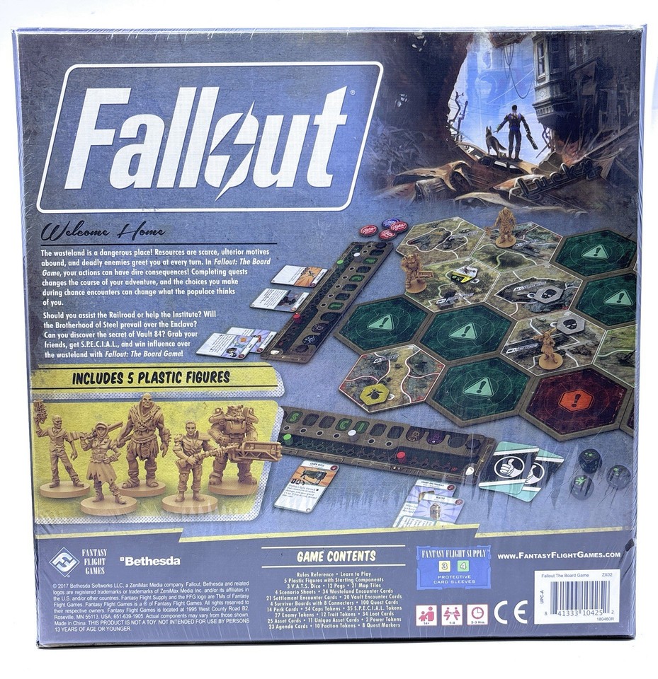 Fallout : A Post Nuclear Board Game Fantasy Flight Games Bethesda ...