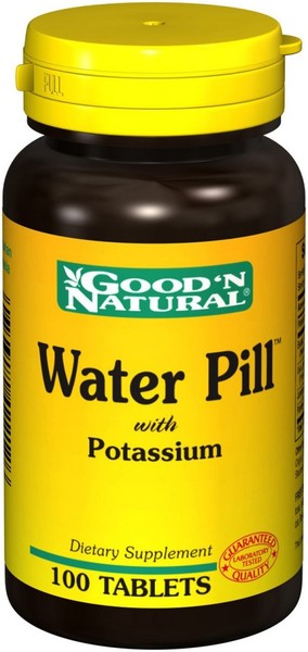 Good 'N Natural Water Pill Natural Diuretic 100 Tablets Supplement for ...