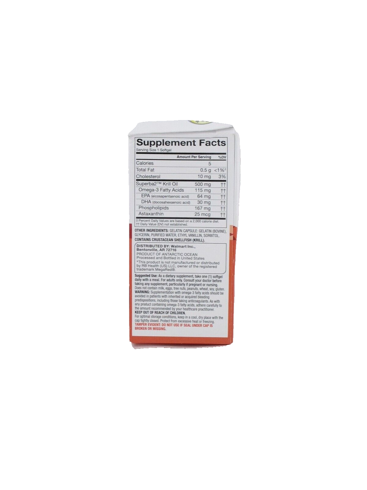 EQUATE Omega-3 Krill Oil Extra Strength 500mg 45ct for sale online | eBay