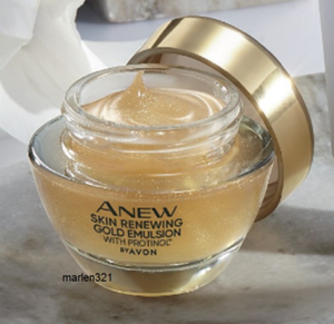 AVON 199,80€/L ANEW Skin Renewing Gold Emulsion mit Protinol™ für die ...