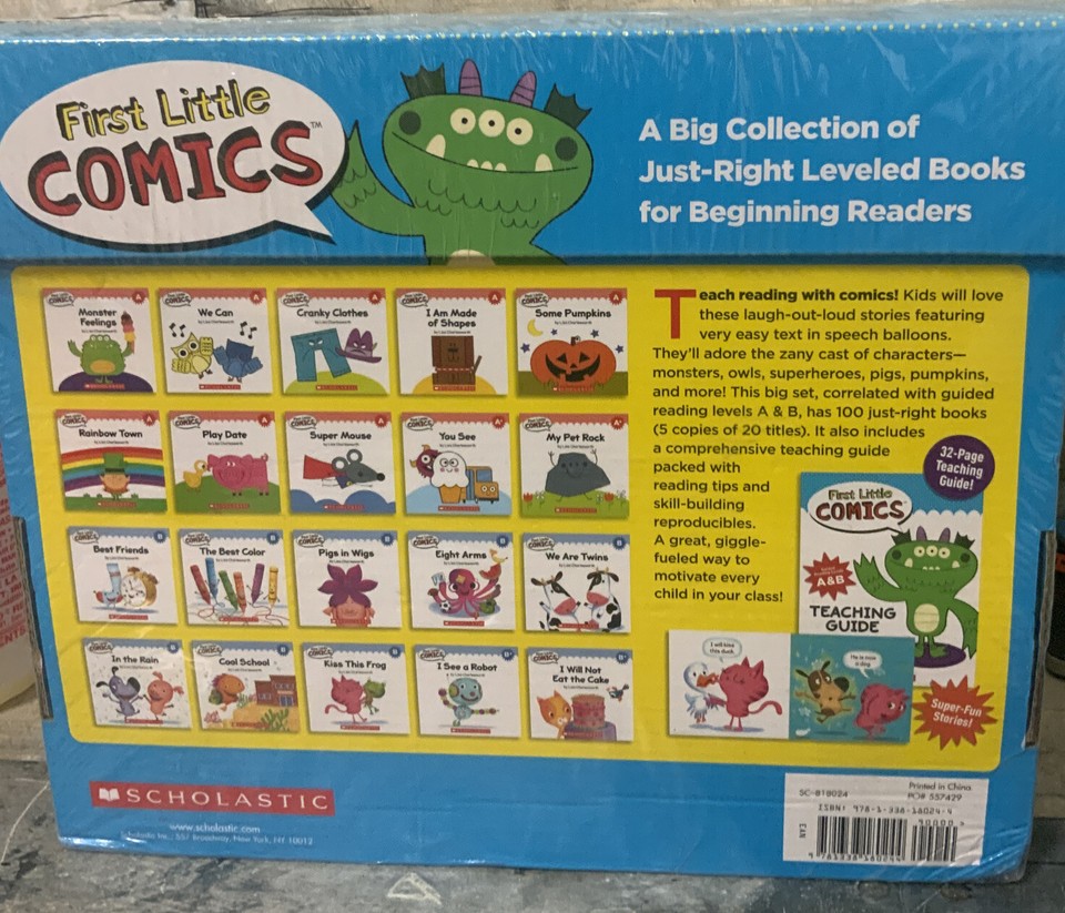 ⚡️ First Little Comics - 100 Books (5 Copies Of 20 Tittles) Teaching ...