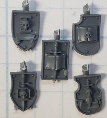Warhammer 40k Grey Knight Bits Terminator Shoulder Shield x5 Set ...