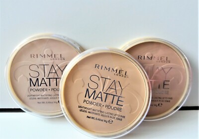 RIMMEL STAY MATTE LONG LASTING PRESSED POWDER ASSORTED SHADES AVAILABLE ...