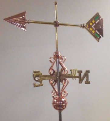 Weathervanes & Lightning Rods - Stained Glass
