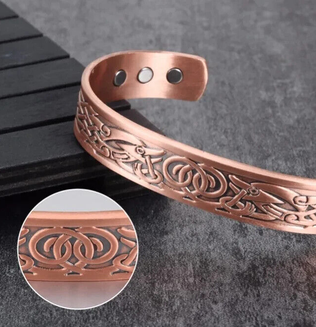 100% Pure Copper Bracelet Healing Bracelet. Unisex, Hand Made High ...