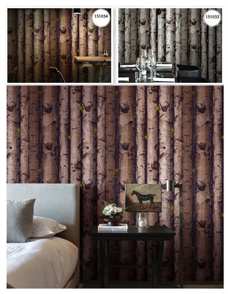 Nature Theme - 10M 3D Embossed Project Wallpaper Roll Forest Tree Bark Wood Bush | eBay