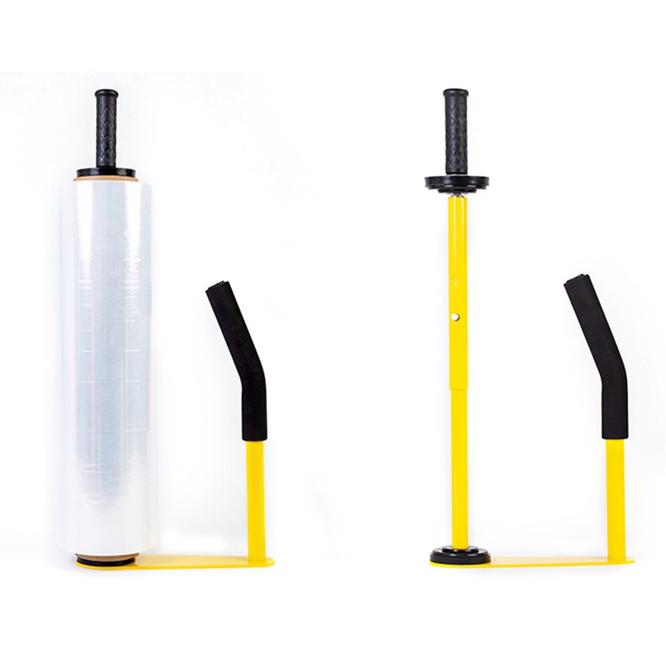 Hand-Held Pallet Wrap Dispenser Lightweight Plastic Stretch Film Shrink ...