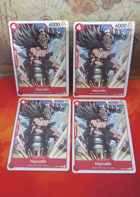 HAJRUDIN OP01-018 [C] x4 ROMANCE DAWN 2022 ONE PIECE CARD GAME | eBay