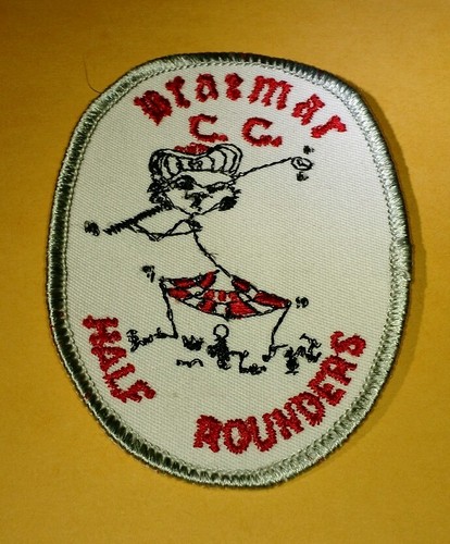 Vintage Braemar Country Club Half Rounder Golf Patch | eBay