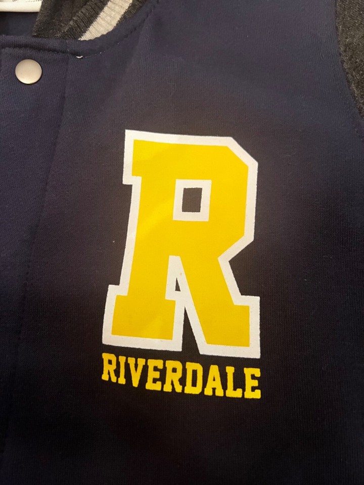 ARCHIES CARTOON COMIC RIVERDALE VARSITY JACKET PRE-OWNED Cosplay MEDIUM ...