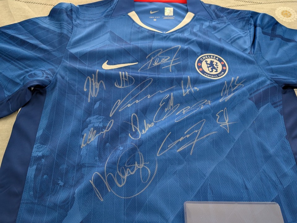 Chelsea FC Signed squad shirt 25/26 with Club Coa. | eBay UK