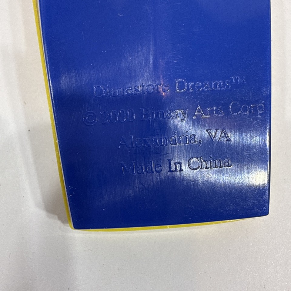 DIMESTORE DREAMS DELUXE PLASTIC 1:43 blue convertible vintage toy, 2000 ...