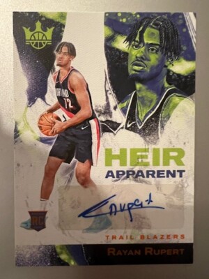 2023-24 Court Kings - Ryan Rupert TRAIL BLAZERS Heir Apparent Rookie ...