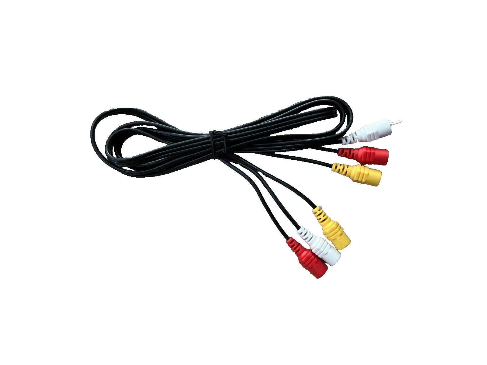 6ft 3-RCA Red White Yellow Composite Stereo Audio Video AV Cable VCR ...