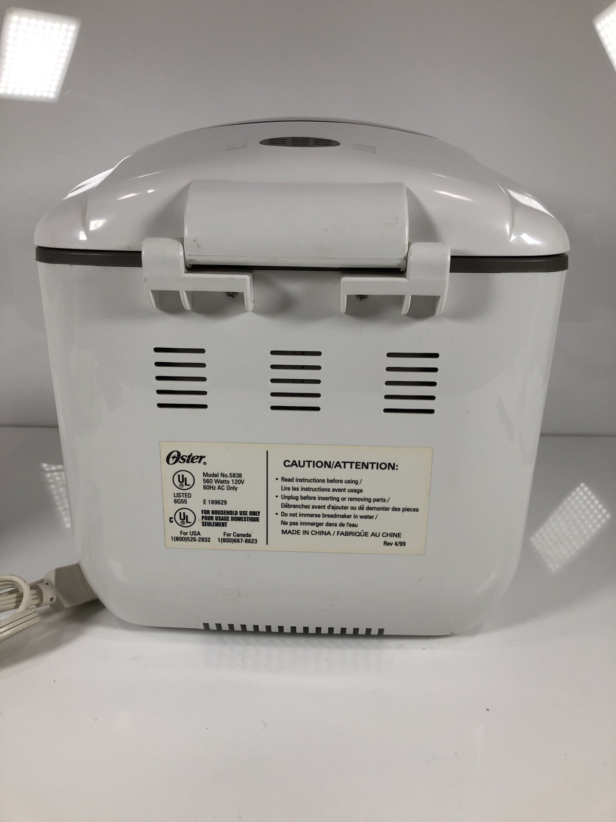 Oster Express Bake Bread Maker Machine 2 lb. Model 5838 | eBay