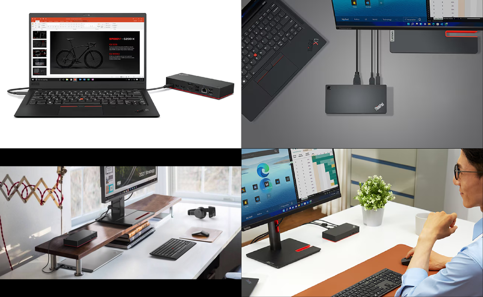 New Lenovo ThinkPad Universal USB-C Docking Station 40AY 90W 40AY0090US ...