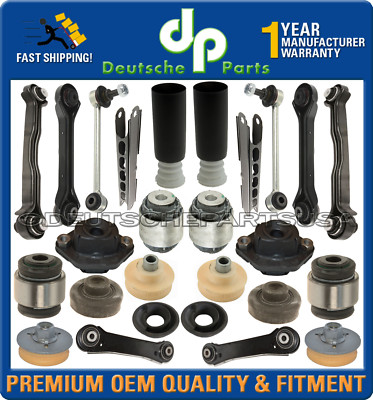 Rear Trailing Control Arms Guide Rods Strut Shock Mounts BMW E90 ...