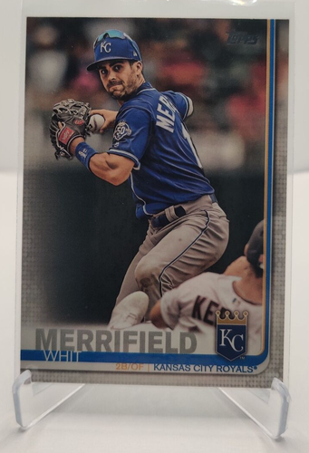 2019 Topps Series 1 Whit Merrifield #238 baseball card Kansas City ...