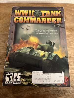 WWll Tank Commander Video Game Pc Cd-ROM T-Teen 851612000441 | eBay