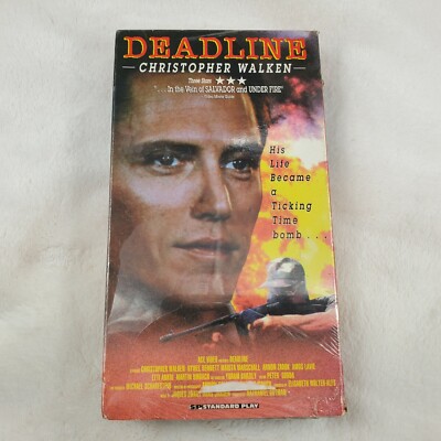 Deadline Christopher Walken (1994, VHS) | eBay