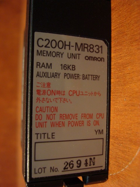 Omron memory unit CH200H-MR831 for sale online | eBay