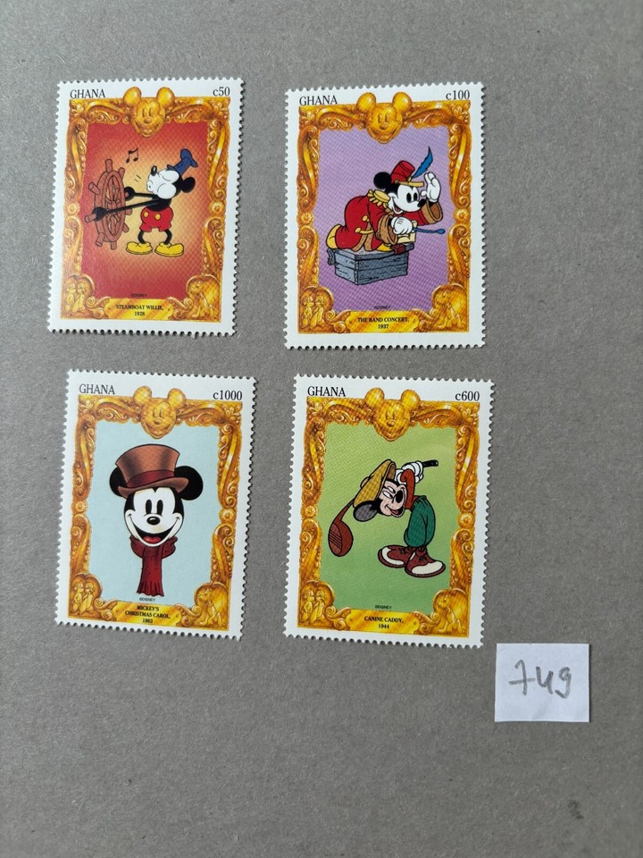 DD2.749 Ghana MNH Disney Cartoons Animation Mickey Mouse Christmas ...