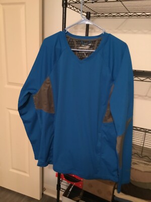 Sketchers GoShield Performance Men’s L Long Sleeve Blue & Gray | eBay