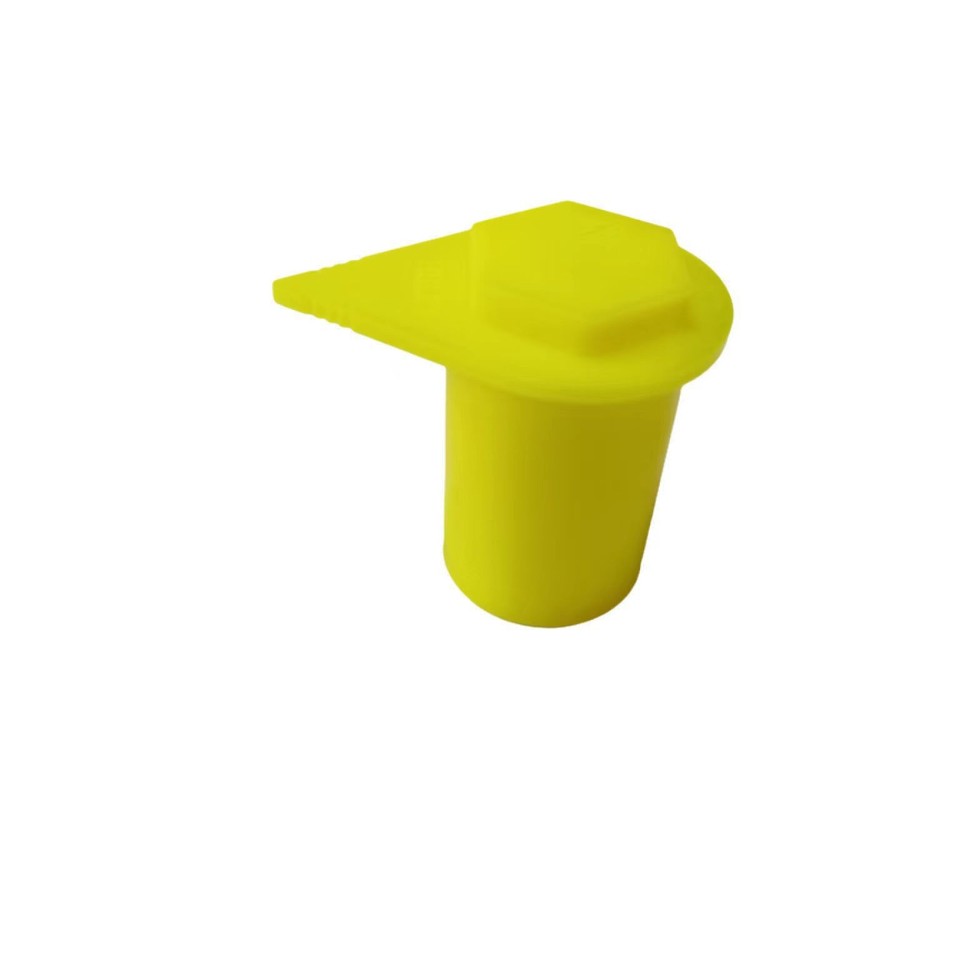 25PCS 19mm Dust Cap Long Wheel Nut Indicators Yellow Safety Indicator ...