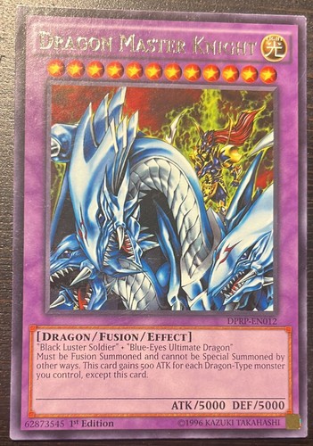 Yugioh Cards - Dragon Master Knight 1996 1st Edition DPRP-EN012 | eBay