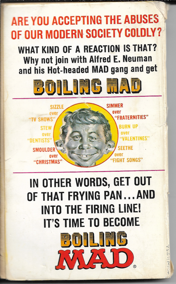 Boiling MAD Paperback 1973 First Printing Fair | eBay