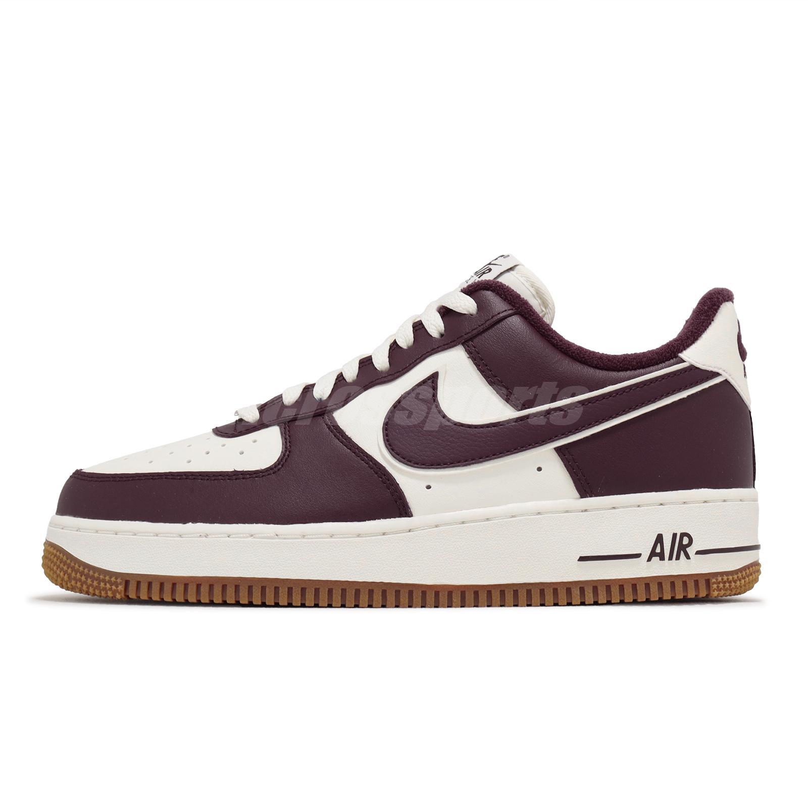 Size 9 - Nike Air Force 1 '07 LV8 College Pack - Night Maroon for sale ...